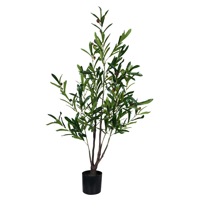Planta decorativa Maslin in ghiveci Inart verde pp H120cm – Adorehome
