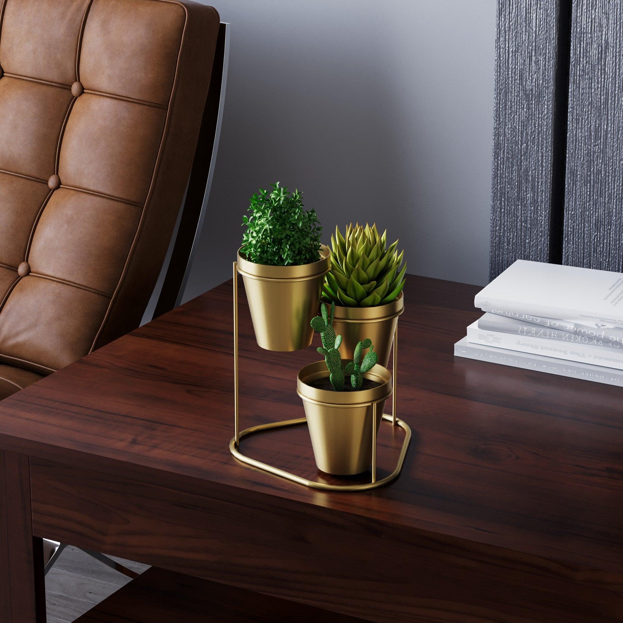 Accesoriu metalic decorativ Decorative Metal Accessory Rustic 2, Aur ...