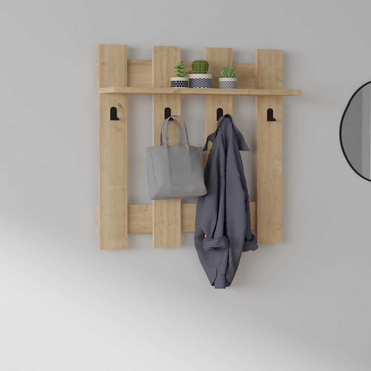 Cuier de perete , Safir, 70x70x18 cm – Adorehome