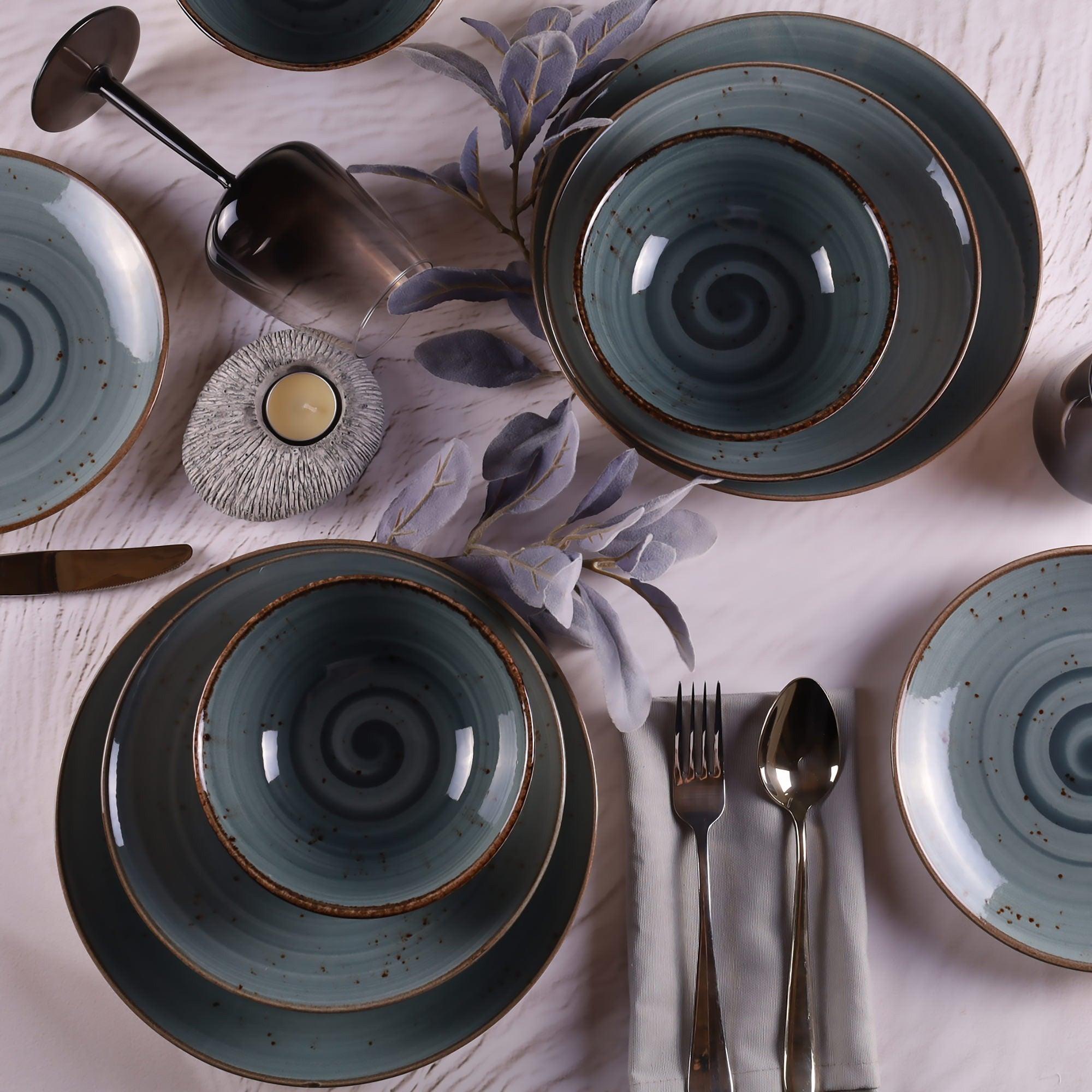 Serviciu de Masa (24 Pieces), Multicolor – Adorehome