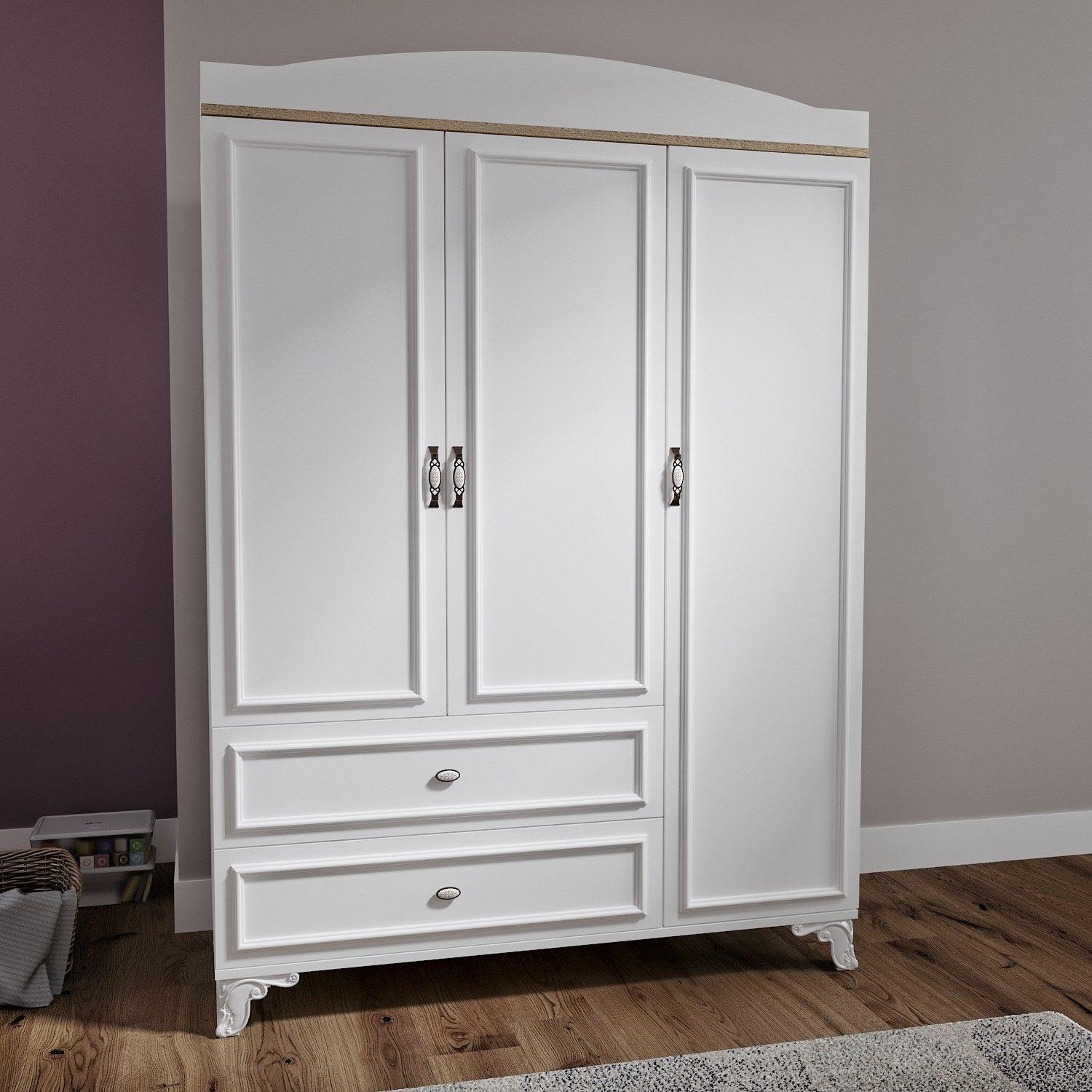 Sifonier Lisa 139, Alb, 42x184x139 cm – Adorehome