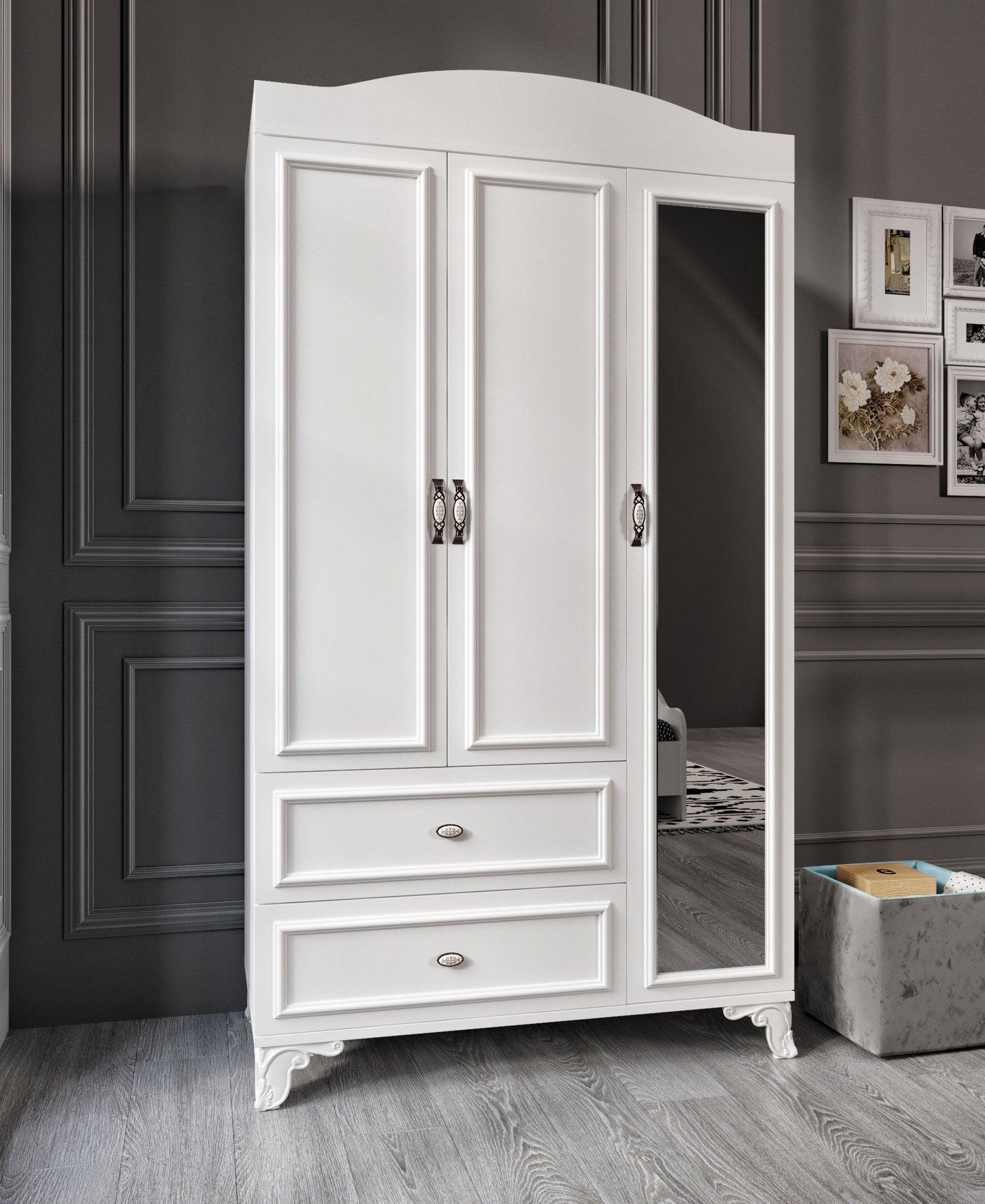 Sifonier Lisa, Alb, 42x184x105 cm – Adorehome