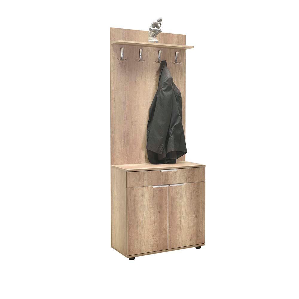 Cuier cu Pantofar Adore Porto Aero cu usa si sertar, 73 x 187 x 36 cm ...