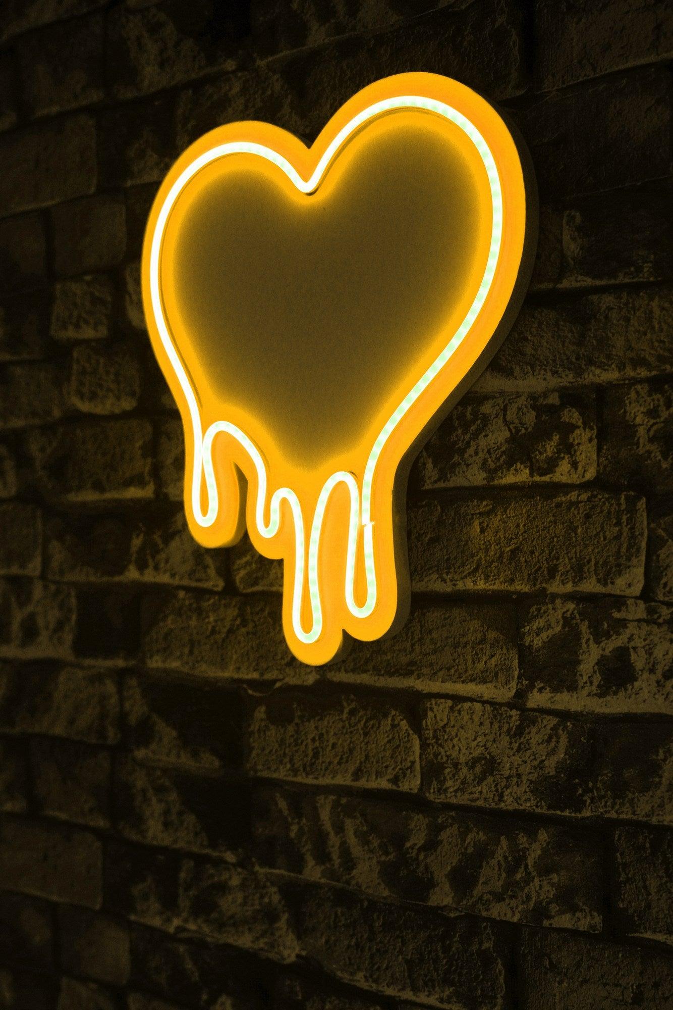 Lampa Neon Melting Heart – Adorehome