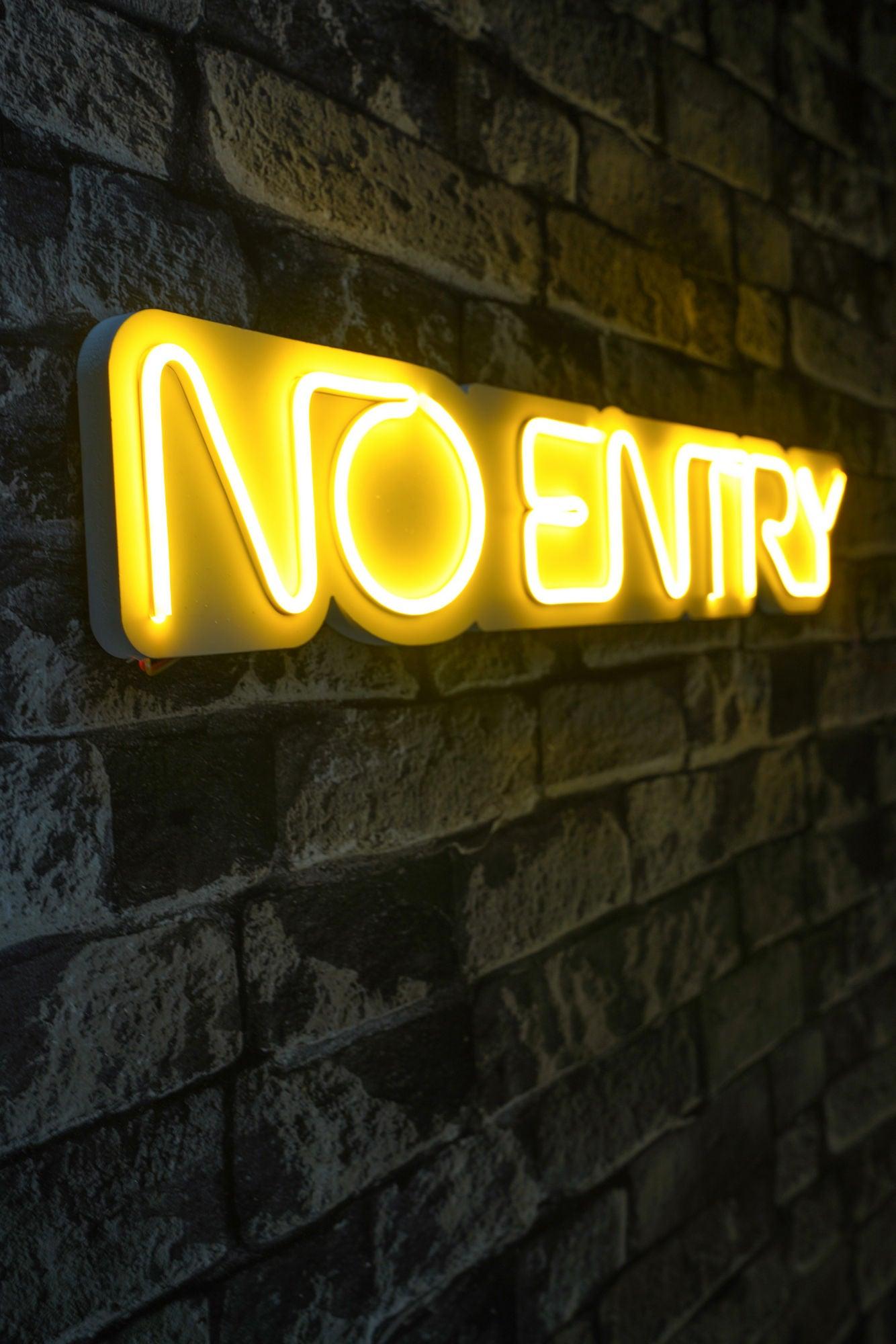 Lampa Neon No Entry – Adorehome