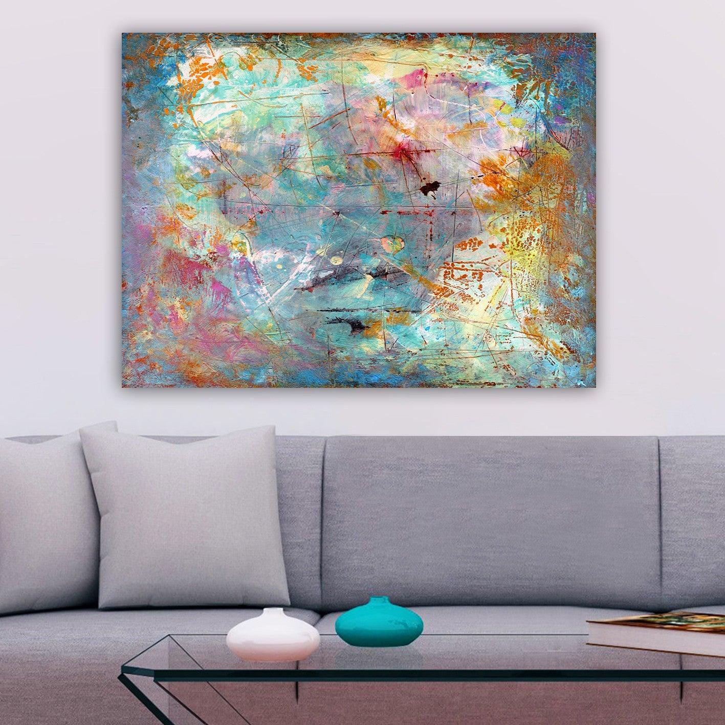 Tablou Canvas Hope, Multicolor, 100x70 cm – Adorehome